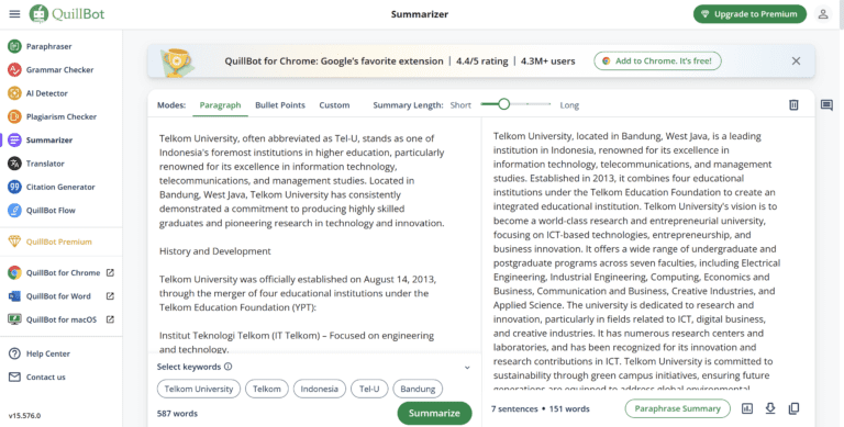 QuillBot: Pengertian, Fungsi, Fitur dan Cara Penggunaannya