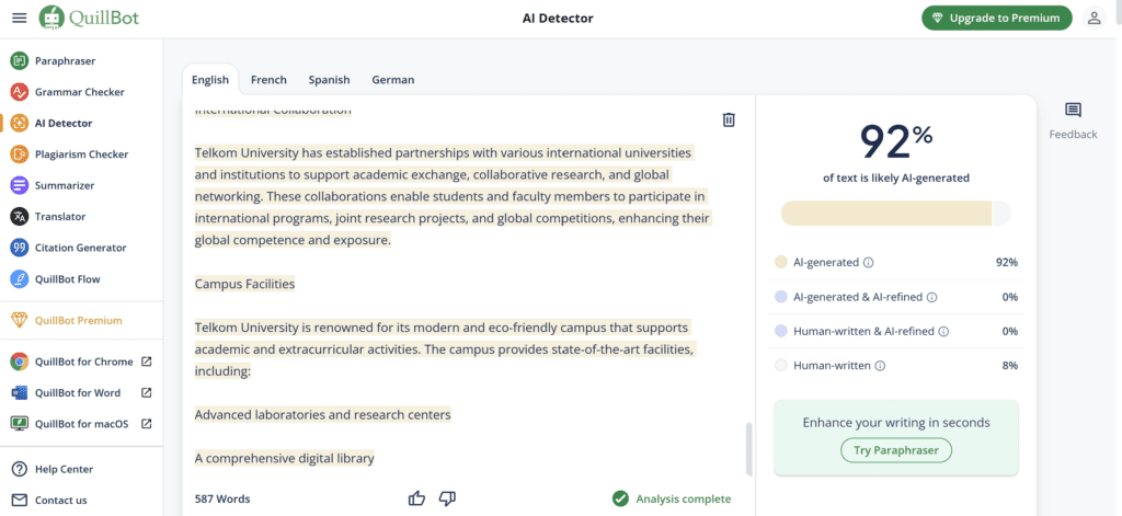 QuillBot: Pengertian, Fungsi, Fitur dan Cara Penggunaannya