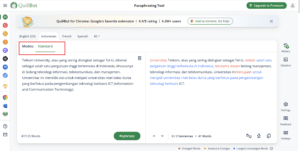 QuillBot: Pengertian, Fungsi, Fitur dan Cara Penggunaannya