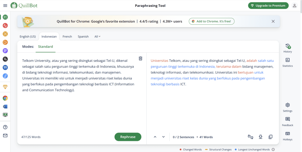 QuillBot: Pengertian, Fungsi, Fitur dan Cara Penggunaannya