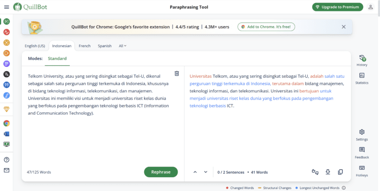 QuillBot: Pengertian, Fungsi, Fitur dan Cara Penggunaannya