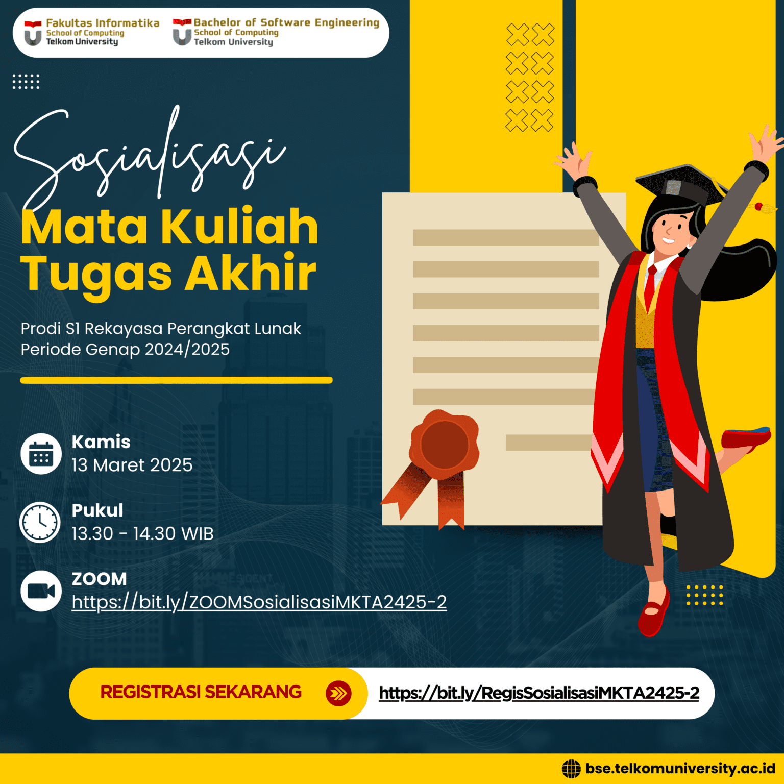 [Sosialisasi Mata Kuliah Tugas Akhir Prodi S1 RPL Periode Genap 2024/ ...