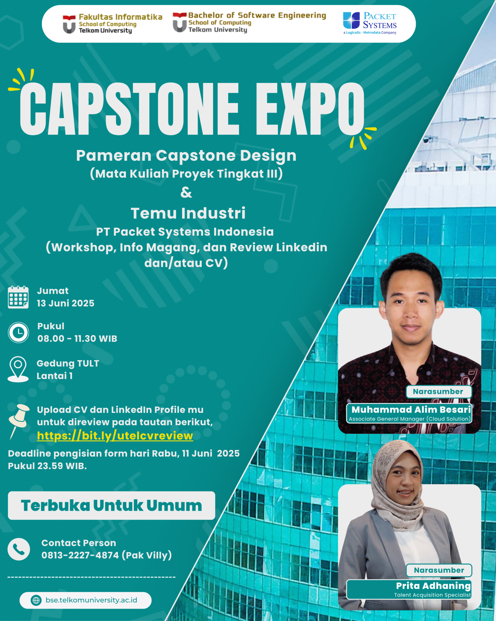 CAPSTONE EXPO 2025 - PRODI S1 REKAYASA PERANGKAT LUNAK TELKOM ...