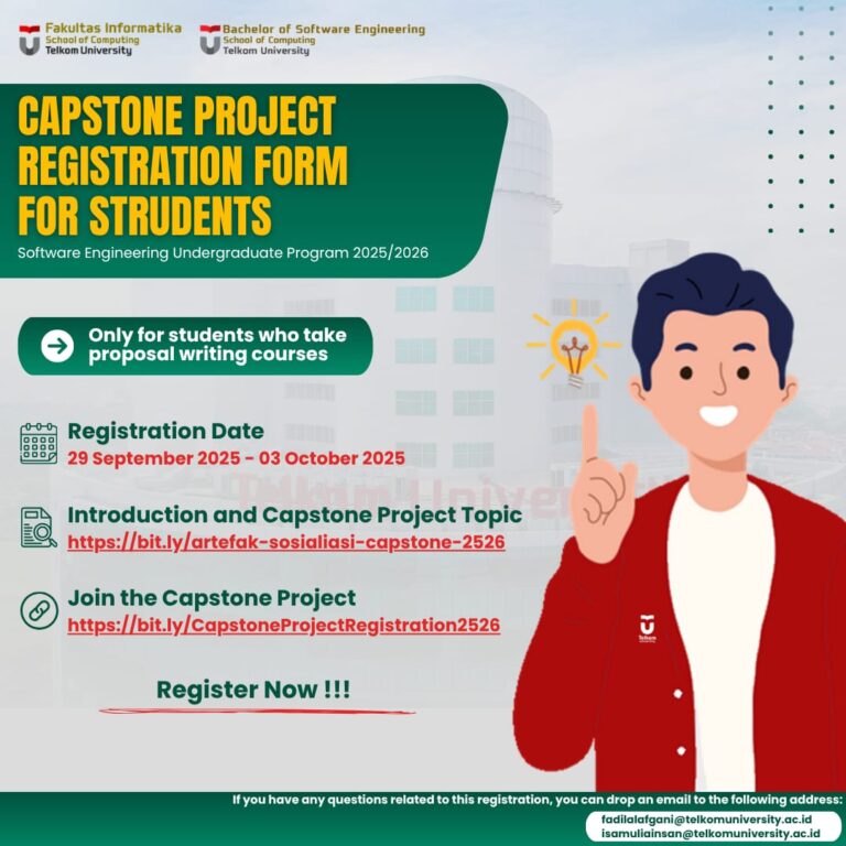 Capstone Project Registration Form for Students | Program Studi S1 ...